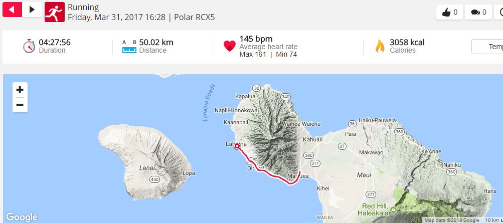 Ultramarathon in Lahaina, Hawaii – Bert van Mackelenbergh